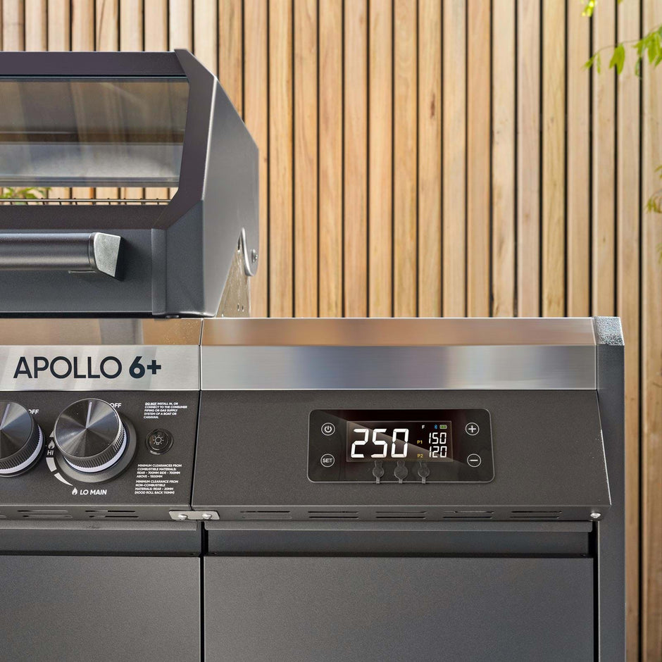 Gasmate Apollo 6+ Black Hooded Gas BBQ – The BBQ King