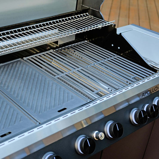 Gasmate Apollo 6+ Black Hooded Gas BBQ – The BBQ King